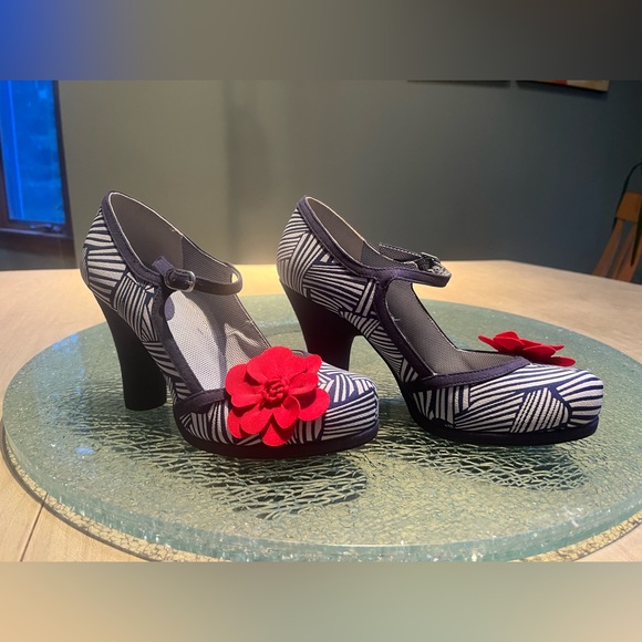 Ruby Shoo | Shoes | Tstrap Ruby Shoo 3 Heels Shoes Made In The Uk Size ...